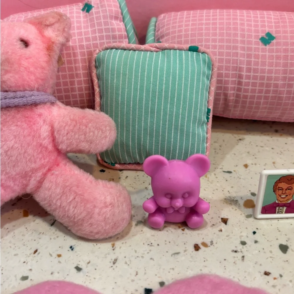 Barbie | Toys | Vintage Barbie Doll Accessories Lot Teddy Bear Pillows ...